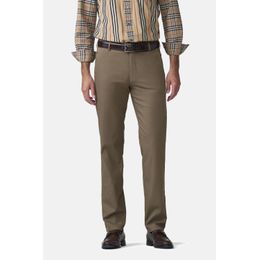 MEYER Herren Chinos "Bonn 1-8142"schlamm, Gr. 54, unifarben, 88% Baumwolle, 10% Seide, 2% Elasthan, Hosen, Seide-Bio-Baumwolle
