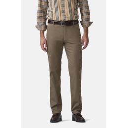 Chinos MEYER "Bonn 1-8142", Herren, Gr. 26, Normalgr&ouml;&szlig;en, schlamm, 88% Baumwolle, 10% Seide, 2% Elasthan, unifarben, regular fit lang, Hosen, Seide-Bio-Baumwolle