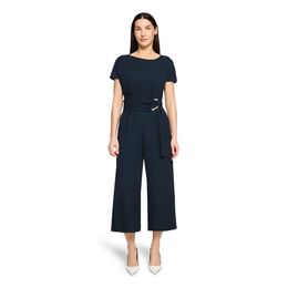 Overall Betty Barclay "Damen mit Eingrifftaschen", Damen, Gr. 36, Normalgr&ouml;&szlig;en, dunkelblau, Obermaterial: 96% Polyester, 4% Elasthan, figurumspielend, U-Boot-Ausschnitt, Overalls Overall
