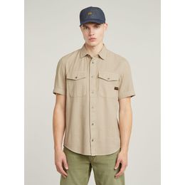 G-Star Raw G-STAR Damen Langarmshirt "Marine Slim Hemd"dk brick gd, Gr. XL, Obermaterial: 50% Baumwolle, 50% Baumwolle, Shirts