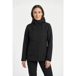 Funktionsjacke Icepeak "ADENAU", Damen, Gr. 36, basic schwarz, Obermaterial: 100% Polyester. Futter: 100% Polyester, Jacken Funktionsjacke
