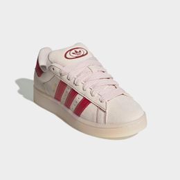 Sneaker adidas originals "CAMPUS 00S", Damen, Gr. 40, wonder quartz, team victory rot, gold metallic, Leder, Schuhe Sneaker