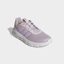 Walkingschuh adidas Sportswear "CLOUDFOAM FLEX LACES", Damen, Gr. 40, ice lila, ice lavender, core wei&szlig;, Textil, Schuhe Walkingschuh