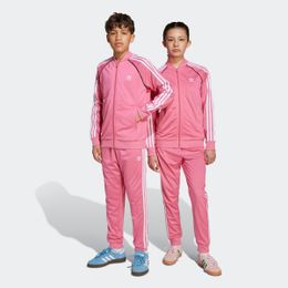 Trainingsjacke adidas originals "ADICOLOR SST KIDS ORIGINALS", M&auml;dchen, Gr. 170, pink (pink fusion), Obermaterial: 100% Polyester, Jacken Trainingsjacke, Superstar