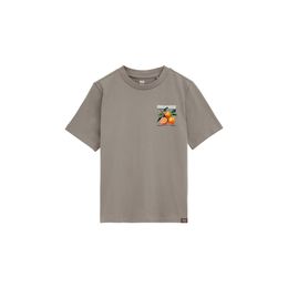 WE Fashion T-Shirt Jungen Gr&ouml;&szlig;e 98/104 grau / gr&uuml;n / orange