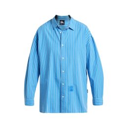 Langarmshirt Quiksilver "Finvoy", Damen, Gr. L, riviera vertical stripes, Obermaterial: 100% Walkfrottier;, Shirts Langarmshirt