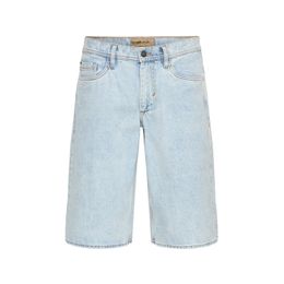 Jeansshorts Blend "Shorts BHFlake Loose", Herren, Gr. S, N-Gr, blau (denim light blau), Obermaterial: 100% Baumwolle CO., Jeans Jeansshorts