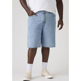 LEVI'S&reg; PLUS Jeansbermudas LEVI'S PLUS "LV Shorts 469 LOOSE S", Herren, Gr. 48, N-Gr, light run short, Denim/Jeans, Obermaterial: 100% Baumwolle, loose fit kniebedeckend, Jeans, Loose Fit
