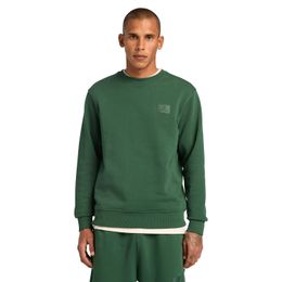 Sweatshirt Timberland "Silicon Badge (LB) Crew Neck", Herren, Gr. L, pineneedle, Obermaterial: 100% Baumwolle, Sweatshirts Sweatshirt, sportlicher Stil, bequemer Schnitt, f&uuml;r Erwachsene