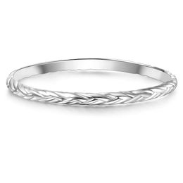 Glanzst&uuml;cke M&uuml;nchen Fingerring GLANZST&Uuml;CKE M&Uuml;NCHEN "GSM534" Gr. 58, silber, Fingerringe, Damen, 58, Silber 925 (Sterlingsilber), 1,5mm, Fingerring, aus Sterling Silber