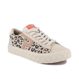 Sneaker Palladium "ACE LO MIX WILD S", Herren, Gr. 39, tropisand, leopard, Leder, Synthetik, Schuhe Sneaker