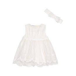 name it Set: Kleid und Haarband 'NBFDEMILLE' Gr&ouml;&szlig;e 50 wei&szlig;