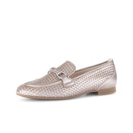 Slipper Gabor "Slipper", Damen, Gr. 35, beige, Schuhe Slipper