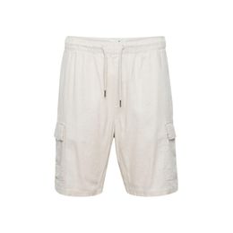 !Solid Shorts SOLID "Shorts SDFerris", Herren, Gr. L, N-Gr, beige (oatmeal), Obermaterial: 58% Leinen LI. 42% Viskose CV., Hosen Shorts