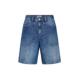 Jeansshorts Blend "Shorts BHBaggy", Herren, Gr. S, N-Gr, blau (denim middle blau), Obermaterial: 100% Baumwolle CO., Jeans Jeansshorts