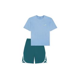 Schlafanzug Schiesser "Pyjama", Jungen, Gr. 176, bunt (blau), Obermaterial: 100% Baumwolle CO., Homewear-Sets Schlafanzug