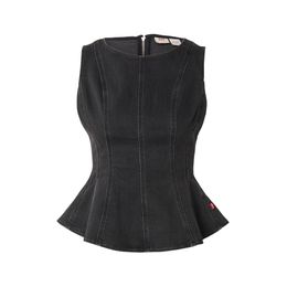 Levi's Levi's 'Leighton Peplum Top' Damen Gr&ouml;&szlig;e M black denim
