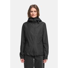 Outdoorjacke Marikoo "Yoshikoo", Damen, Gr. L, schwarz, Obermaterial: 100% Polyester; Futter: 100% Polyester; Wattierung: 100% Polyester; &Auml;rmelfutter: 100% Polyester, Jacken Outdoorjacke, Sportliche Funktionsjacke mit Kapuze und hochschlie&szlig;endem Kragen