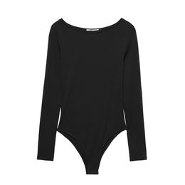 Pull&Bear Pull&bear Shirtbody Damen Gr&ouml;&szlig;e M schwarz