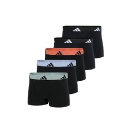 Boxershorts adidas originals "Boxershort Trunks 5P Acvtive Flex Cotton 5er Pack", Herren, Gr. XL, bunt (schwarz, grau, rot), Obermaterial: 95% Baumwolle CO. 5% Elasthan EL., Unterhosen