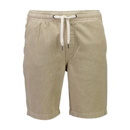 Bermudas Junk De Luxe "Bermudas Relaxed Fit", Herren, Gr. L, stone, Obermaterial: 100% Baumwolle, unifarben, relaxed fit, Hosen Bermudas