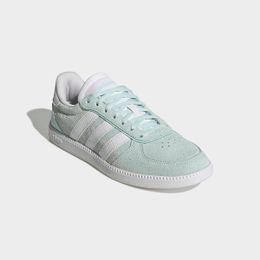 Sneaker adidas Sportswear "BREAKNET SLEEK", Damen, Gr. 40, halo mint, ftwr wei&szlig;, ftwr wei&szlig;, Leder, Synthetik, Schuhe Sneaker