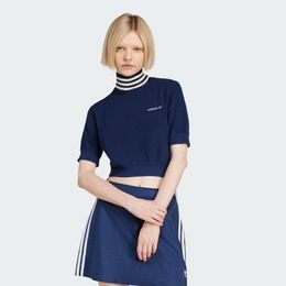 adidas originals Pullover 'Cropped' Damen Gr&ouml;&szlig;e XXXS/XXS navy / wei&szlig;