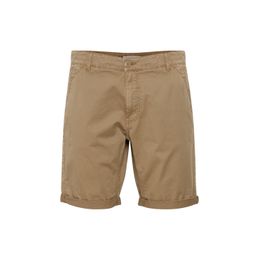 Chinoshorts Blend "Chinoshorts BHBrix", Herren, Gr. XL, N-Gr, braun (lead gray), Obermaterial: 97% Baumwolle CO. 3% Elasthan EL., Hosen Chinoshorts