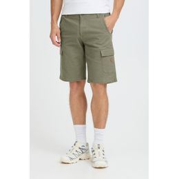 Cargoshorts Blend "BHTirol", Herren, Gr. S, US-Gr&ouml;&szlig;en, dusty olive, Twill, 98% Baumwolle, 2% Elasthan, unifarben, normal normal, Hosen, L&auml;ssige Cargo-Shorts mit Taschen