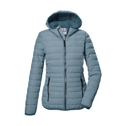 G.I.G.A. by Killtec Steppjacke "GS 65 WMN QLTD JCKT", Damen, Gr. 36, graublau, Obermaterial: 100% Polyester;Futter: 100% Polyester;F&uuml;llung: 100% Polyester, G.I.G.A. DX BY KILLTEC, Jacken Steppjacke, Leichte Steppjacke: wasserabweisend, winddicht, elastische B&uuml;ndchen