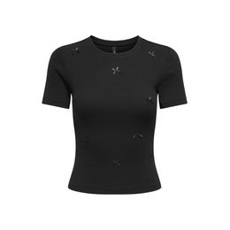 Only T-Shirt 'ONLFEMKE' Damen Gr&ouml;&szlig;e L schwarz