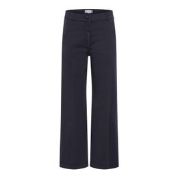5-Pocket-Hose RAPHAELA BY Brax "Style PEGGY CULOTTE", Damen, Gr. 50K25, Kurzgr&ouml;&szlig;en, navy, Web, 96% Baumwolle, 4% Elasthan, Hosen 5-Pocket-Hose