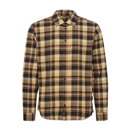 Langarmhemd Blend "Langarmhemd BHShirt", Herren, Gr. M, N-Gr, schwarz, Obermaterial: 100% Baumwolle CO., Hemden
