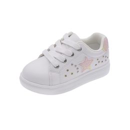 Chicco Sneaker 'Clizzy' M&auml;dchen Gr&ouml;&szlig;e 23 pastellgelb / rosa / wei&szlig;