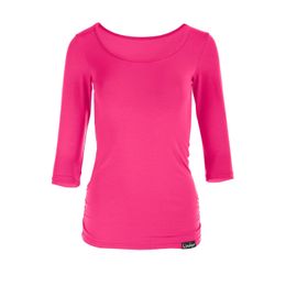 3/4-Arm-Shirt WINSHAPE "WS4", Damen, Gr. L, pink, 90% Baumwolle, 10% Elasthan, Rundhals, Shirts 3/4-Arm-Shirt