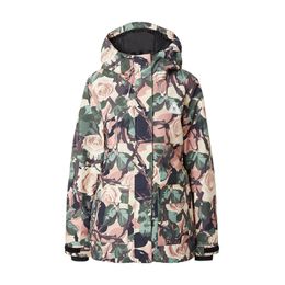 DC Shoes Sportjacke 'CRUISER' Damen Gr&ouml;&szlig;e XS oliv / dunkelgr&uuml;n / rosa / pastellpink