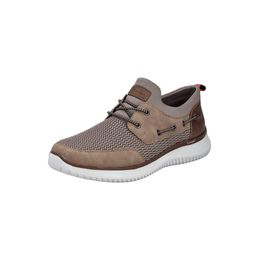Rieker Sportlicher Schn&uuml;rschuh Herren Gr&ouml;&szlig;e 45 dunkelbeige