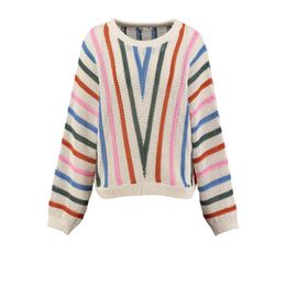 Key Largo Pullover Damen Gr&ouml;&szlig;e XS beige / blau / rot