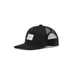 HERSCHEL Cap 'Whaler' Jungen Gr&ouml;&szlig;e 48/54 schwarz / wei&szlig;
