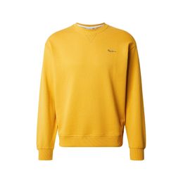 Pepe Jeans Sweatshirt Herren Gr&ouml;&szlig;e S royalblau / senf