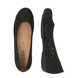 Gabor Ballerina Damen Gr&ouml;&szlig;e 38.5 schwarz Sommerschuhe