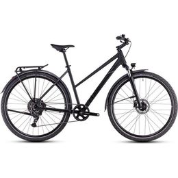 Cube Nature One Allroad Trekkingrad Trapeze 28" black'n'black 54 cm