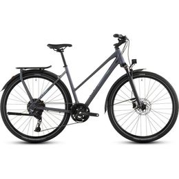 Cube Kathmandu EXC Trekkingrad Trapeze 28" metallicgrey'n'chrome 46 cm | Dienstrad-Leasing m&ouml;glich