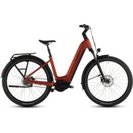Cube Touring Hybrid Comfort SLX 800 Wh E-Bike Easy Entry 28" chilli'n'chrome 62 cm | Dienstrad-Leasing m&ouml;glich