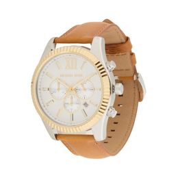 Michael Kors Analog Watch 'LEXINGTON' male Brown size One Size