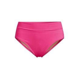 LANDS' END Bikinihose zum Umschlagen, High Waist,, Damen,  Pink, Elasthan/Nylon-Mischung, by Lands' End