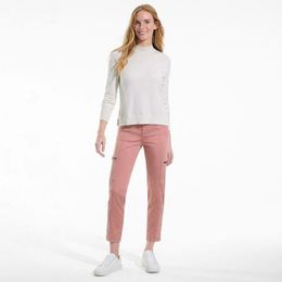 LANDS' END 7/8-Cargohose aus Lyocell-Mischung Mid Waist, Damen,  Rot, Baumwolle/Baumwoll-Mischung, by Lands' End