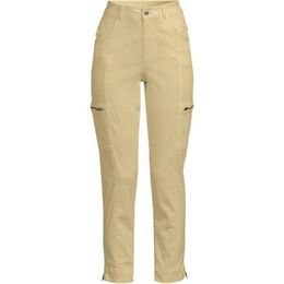 LANDS' END 7/8-Cargohose aus Lyocell-Mischung Mid Waist, Damen,  Gelb, Baumwolle/Baumwoll-Mischung, by Lands' End
