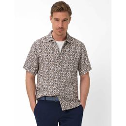 Brax Herren Hemd Style LUKE peanut, braun, Gr. M
