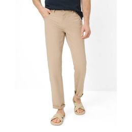 Brax Herren Five-Pocket-Hose Style COOPER BEACH, hellbraun, Gr. 52/32